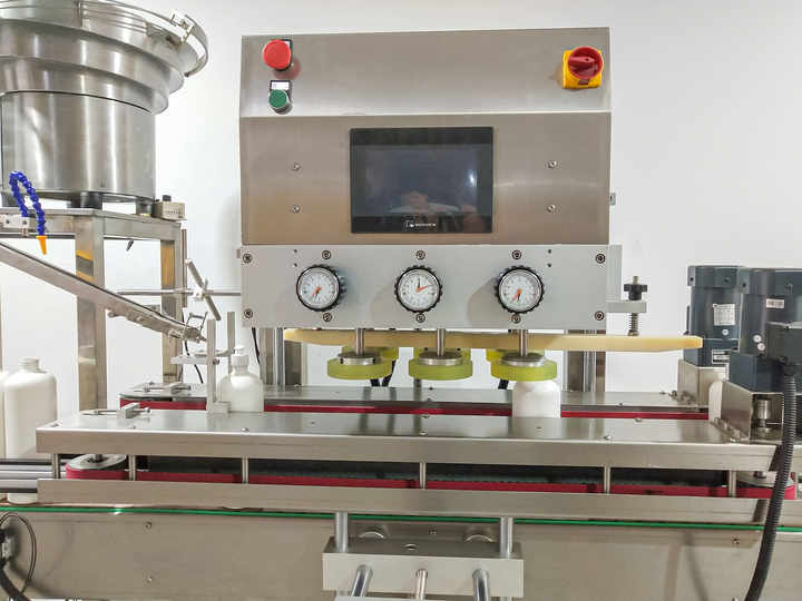 Automatic Plastic Dispensing Dropper Cap Capper Machine Glass Jar ...
