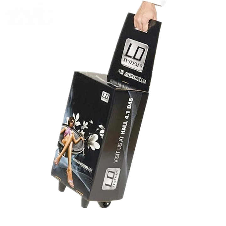 Custom Design Advertising Cardboard Trolley Box for Trade Show| Alibaba.com