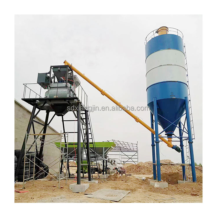 25m3/h Mini Concrete Batching Plant Mini Cement Plant Mobile Concrete ...