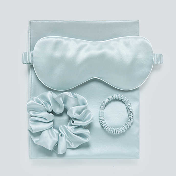 3pcs Set 100% Mulberry Silk Silk Eye Mask Scrunchies Pillowcase Gift Box Travel Set| Alibaba.com