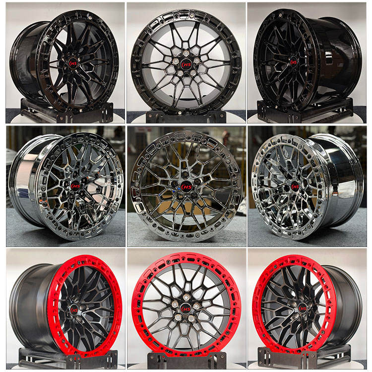Custom Beadlock Forged Wheels Chrome Rims 5x120 5x112 18 19 20inch ...