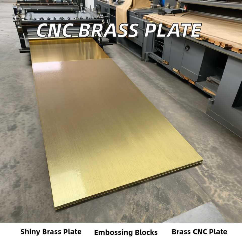 EASONNM High Quality CNC Brass Engraving Plate Uncoated Polished H59 ...