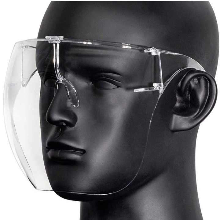 Wejump Eye Protection Safety clear Face Shield Plastic with Glasses ...