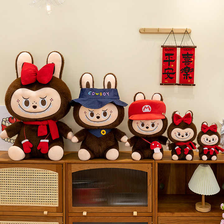 New Labubu Plush Toy Labubu Cute Funny Stuffed Animal Doll Large ...