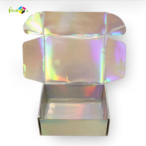 Custom Sliding Slide Paper Cardboard Holographic Drawer Box Packaging ...