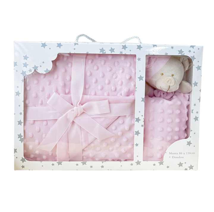 Super Soft Minky Dot Baby Blanket for Newborns with Double Layer with ...