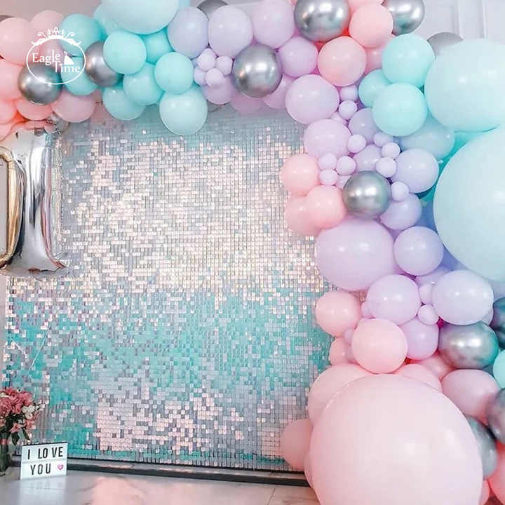 Stunning Rainbow Sequin Background for Wedding Event Stage Decoration ...