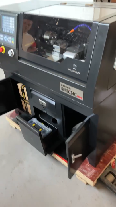 GSK Mini CNC Lathe Machine - Ideal for Hobby DIY & Education