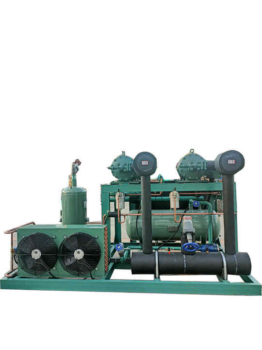 2025 110KW Screw Refrigeration Unit Air-cooled Condensing Unit Screw Compressor Cooling Unit of ...