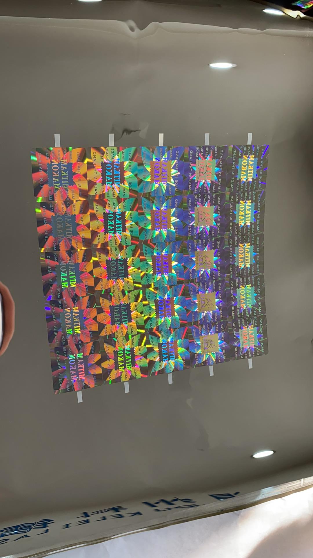 Fully automatic 3D holographic label printer holographic sticker ...