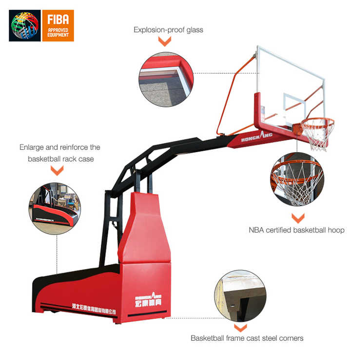 FIBA Approved Basketball Hoops - Durable & Adjustable Goals