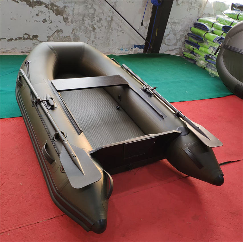 PVC Inflatable Boat Fishing Boat Small Boat Yacht With Plywood Transom ...