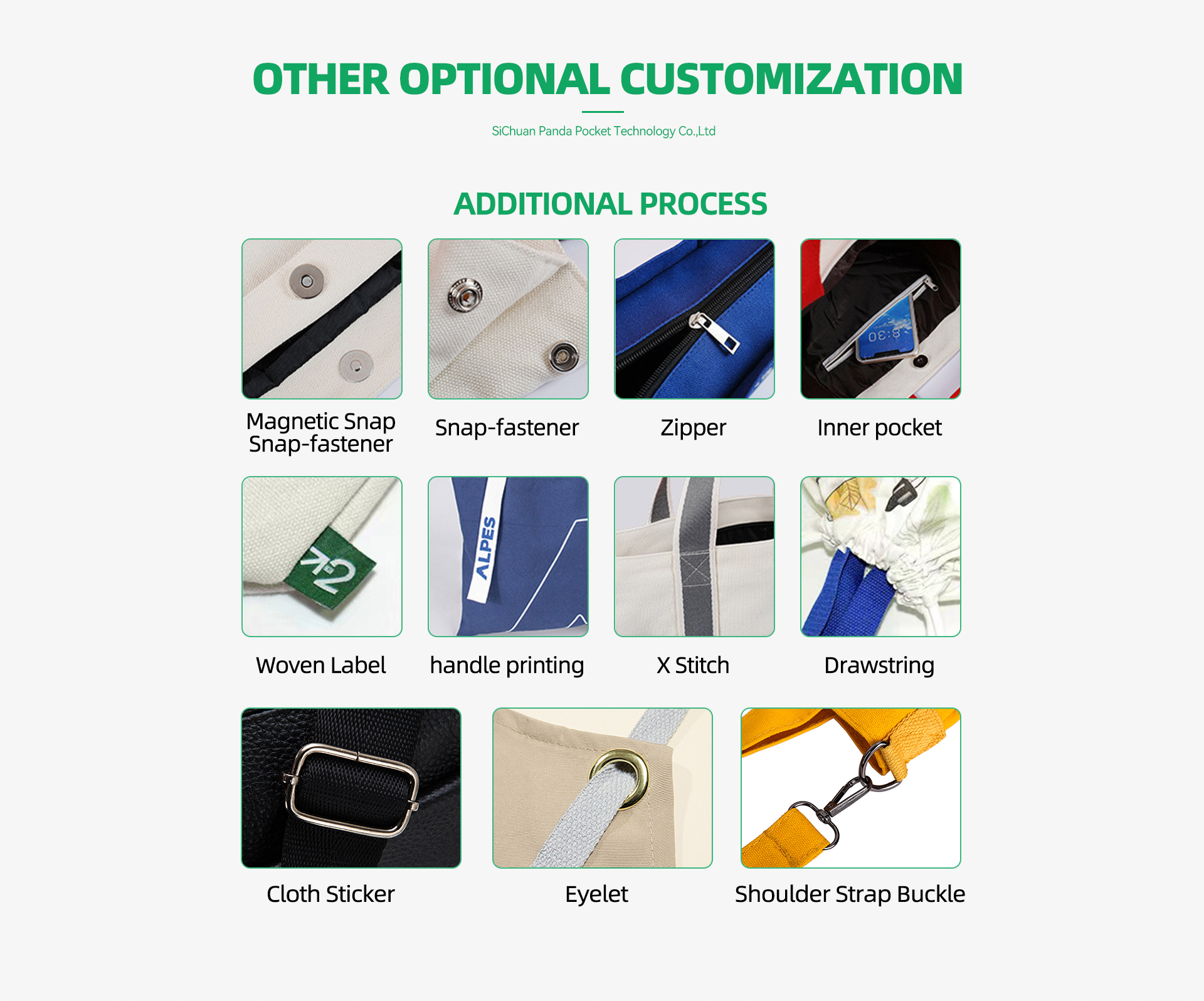 Sichuan Panda Pocket Technology Co., Ltd. - shopping bag, canvas bag