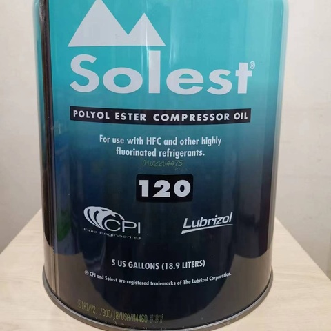 Refrigeration Screw Compressor Oil POE170 - Optimized for R134a ...