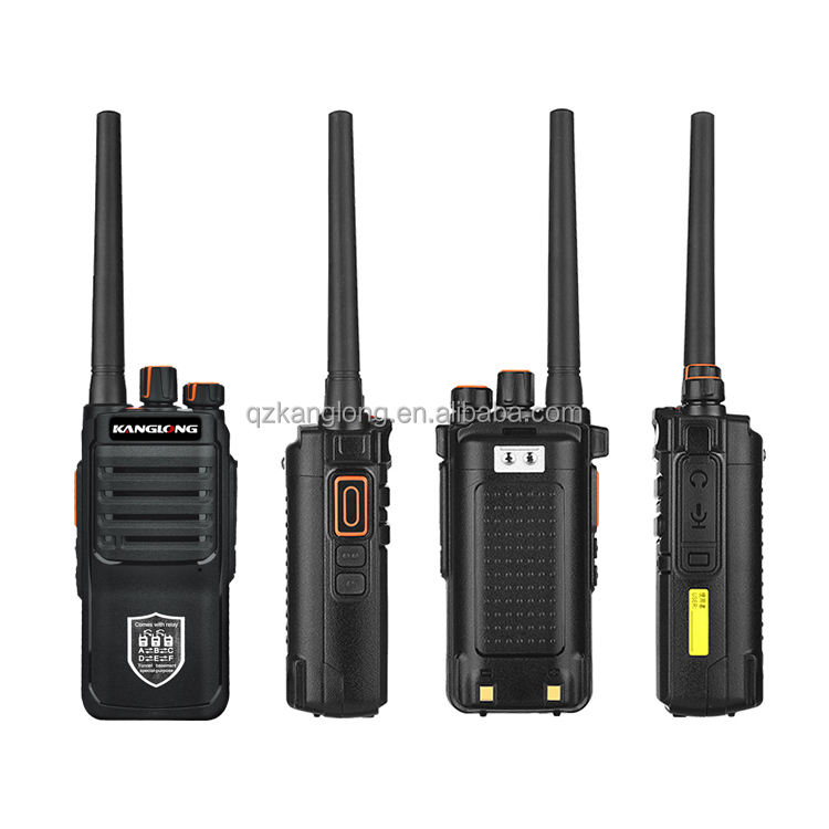 Kanglong D-600 UHF Analog Walkie Talkie Interphone Automatic Networking ...
