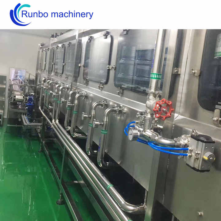 Electric 5 Gallon Mineral Water Machine 500ml Glass Bottling Production ...