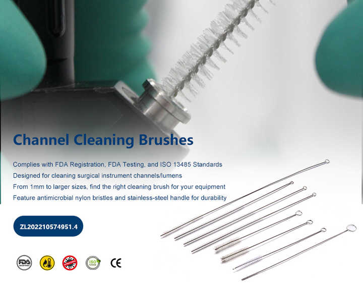 AOQUN Medical Spiral Brush - Efficient Instrument Cleaning