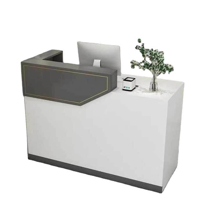 Simple Design Salon Shop Front Spa Desk Wooden Mini Office Reception ...