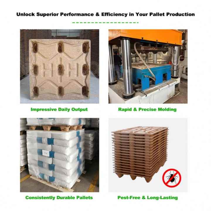 Direct Factodry Hydraulic Compressed Wood Pallet Making Machine with ...