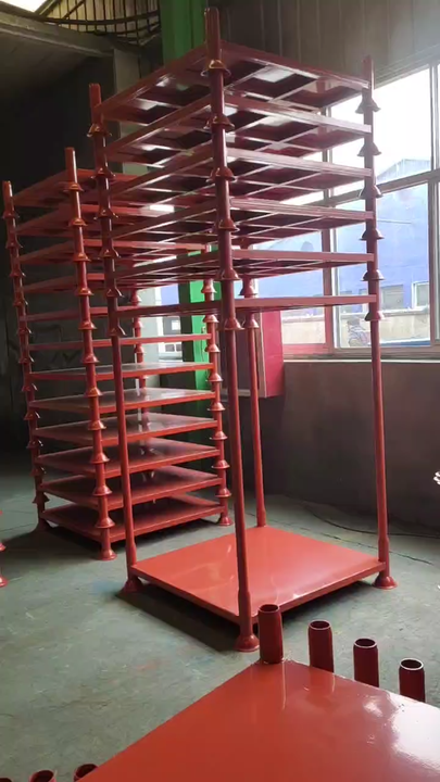 OEM Heavy Duty Galvanized Steel Stacking Racks for Warehouses