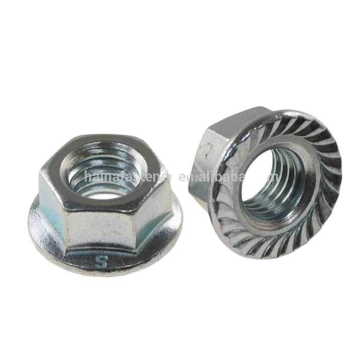 Standard M6 M8 M10 M12 DIN6923 Flange Nuts Stainless Steel Brass M7 ...