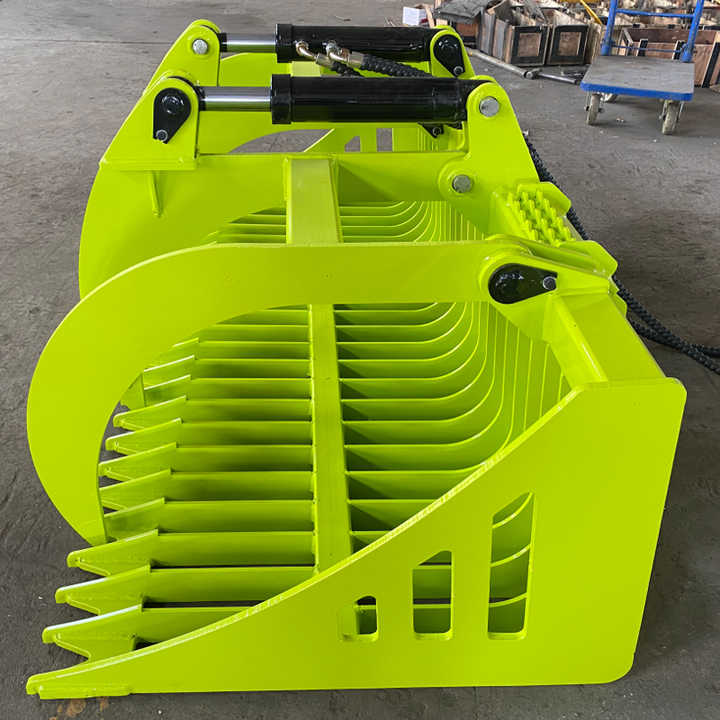 RSBM Skid Steer Hydraulic Grass Grapple Wheel Loader Skeleton Fork ...