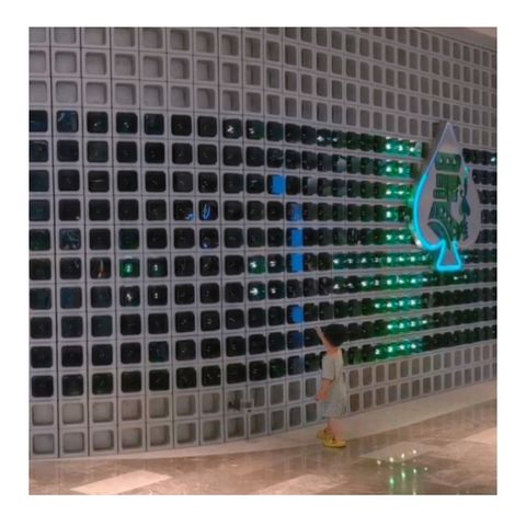 Mechanical Digital Interactive Modern Flip-Disc Kinetic Art Wall ...