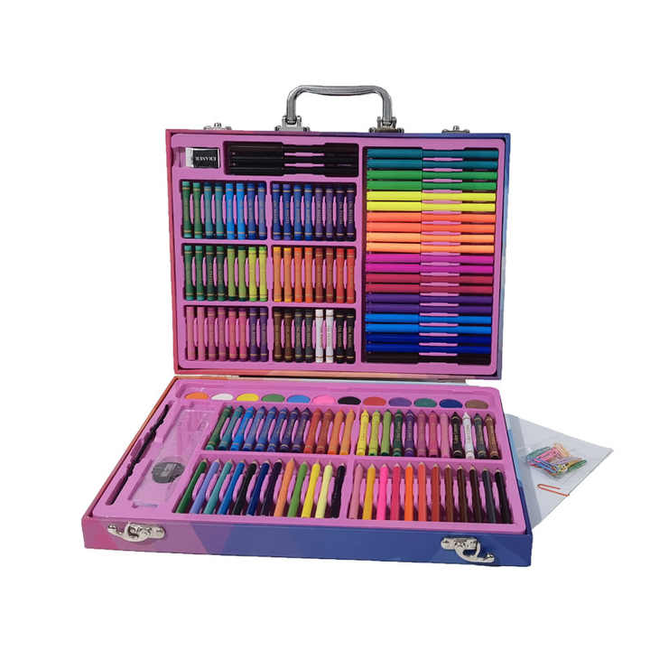 158pcs Kids Coloring Set - Painting Art Stationary Gift