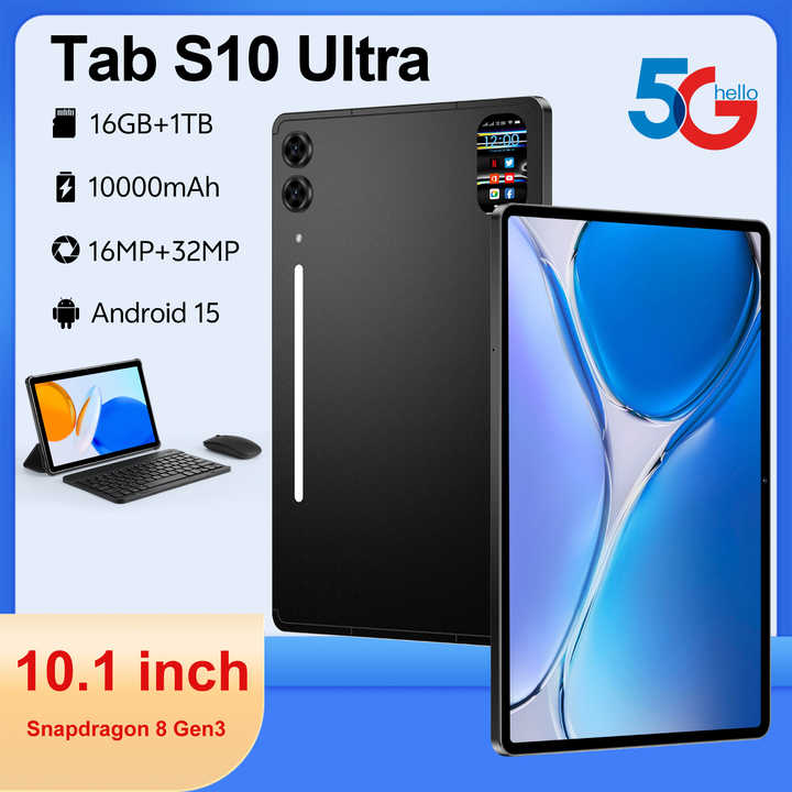 Hot-Recommended Tab S10 Ultra Feature-Rich Tablet for Kids 16GB+1TB ...