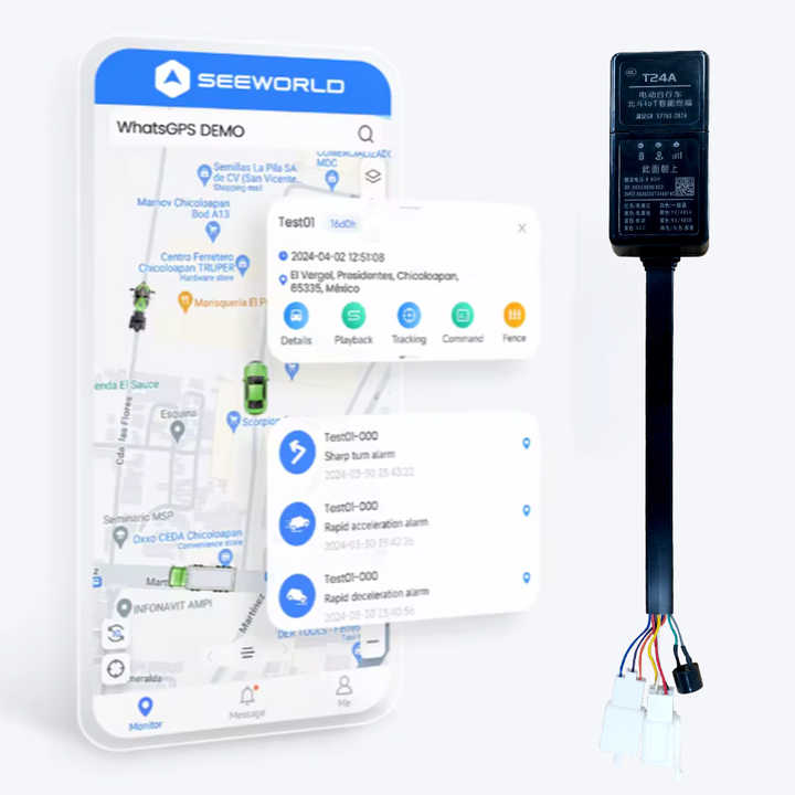 BDS GPS Tracker Electric Vehicle GPS Tracking Device Easy to Install ...