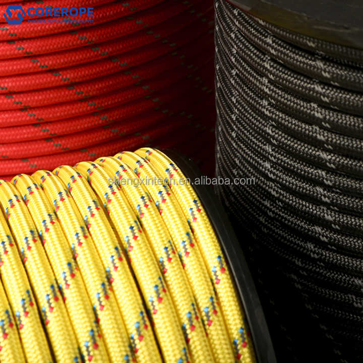 2mm Factory Stock Wholesale Color Reflective UHMWPE Braid Camping Rope ...
