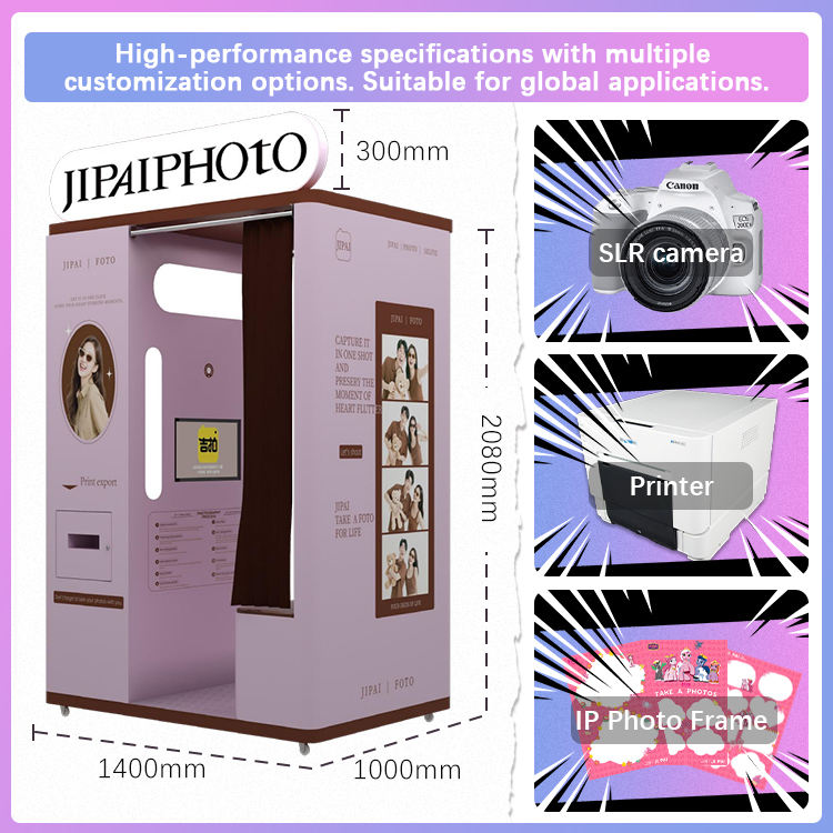 JIPAI Professional Smart Photo Booth Kiosk Photo Booth Selfie Station ...