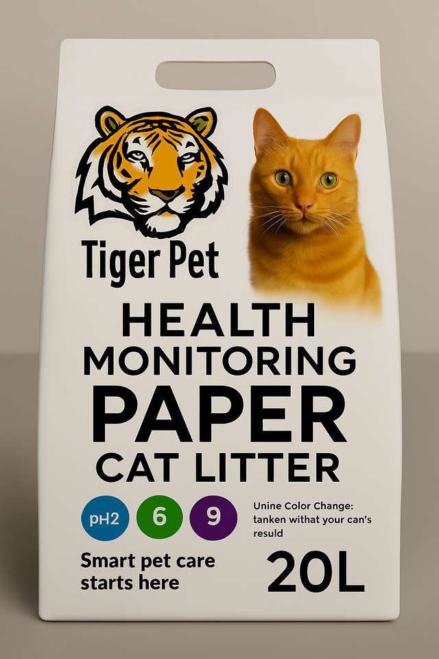 Odor-Neutralizing Paper Cat Litter Made From Recycled Materials for ...