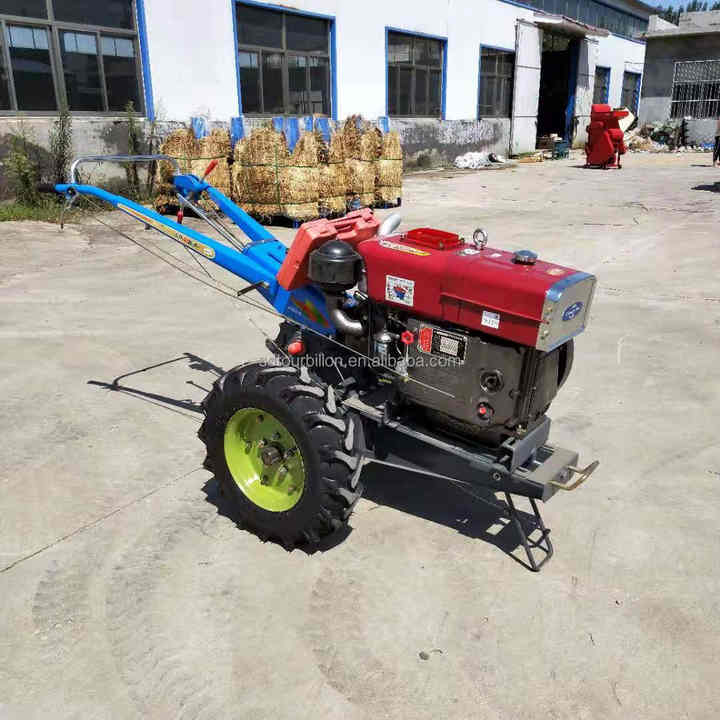 Mini 2 Wheel Farm Walking Tractor 18hp Hand Tractor With Plough Rotary ...