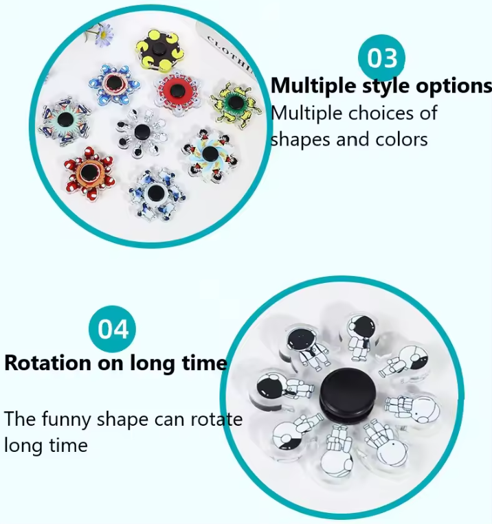 2024 New Adult and Kids Anime Inspired Running Fidget Spinner Acrylic ...