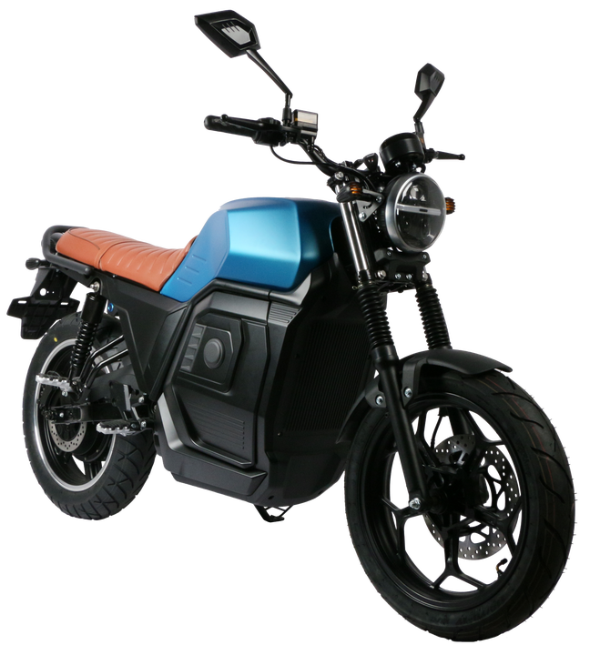 EEC New 72v Electric Cafe Racer Off-Road Motorcycle Steel Seat 5000W ...