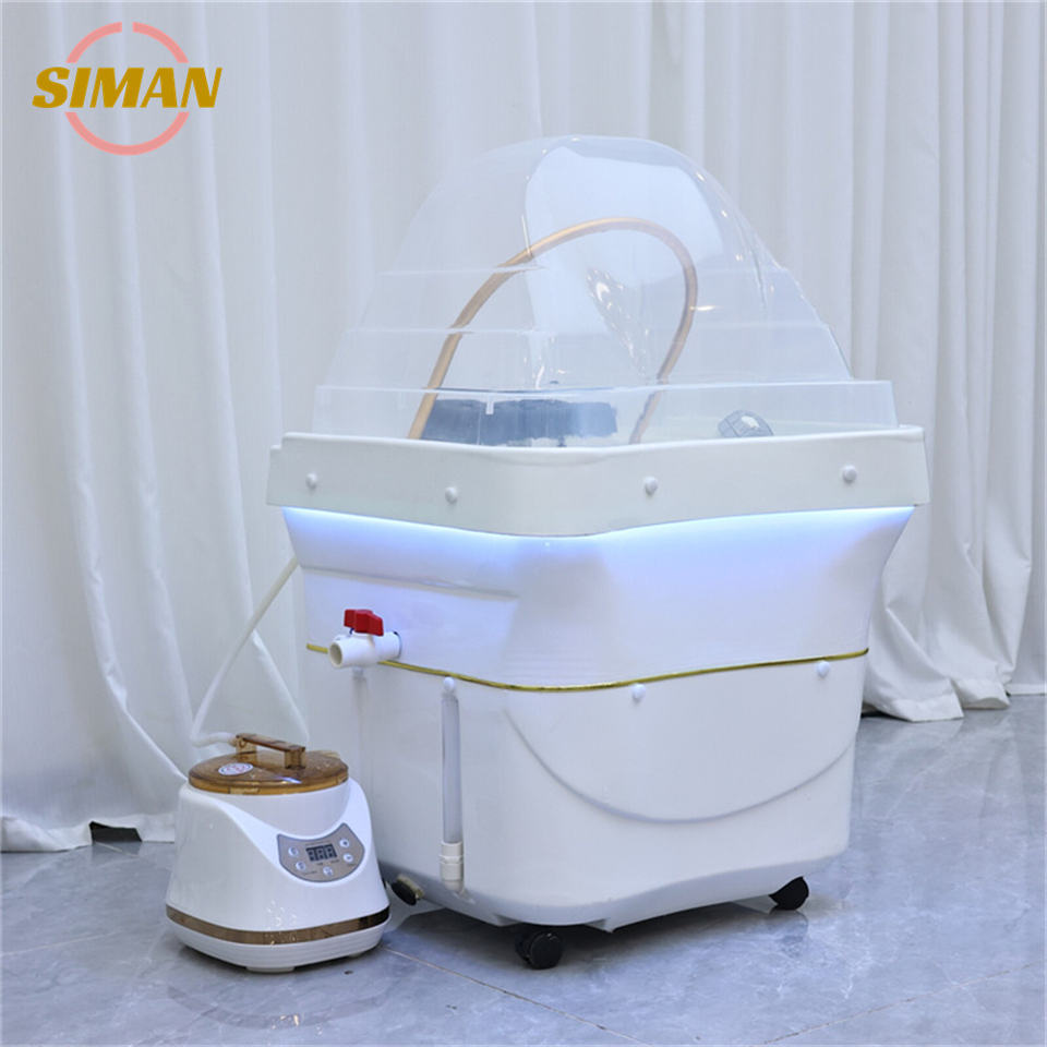 Siman Portable 60L Head Spa System Mobile Shampoo Basin Heating Led ...