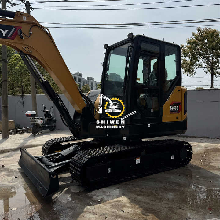 2025 SANY SY60C 6ton Mini Excavator China Made Secondhand Digger with ...