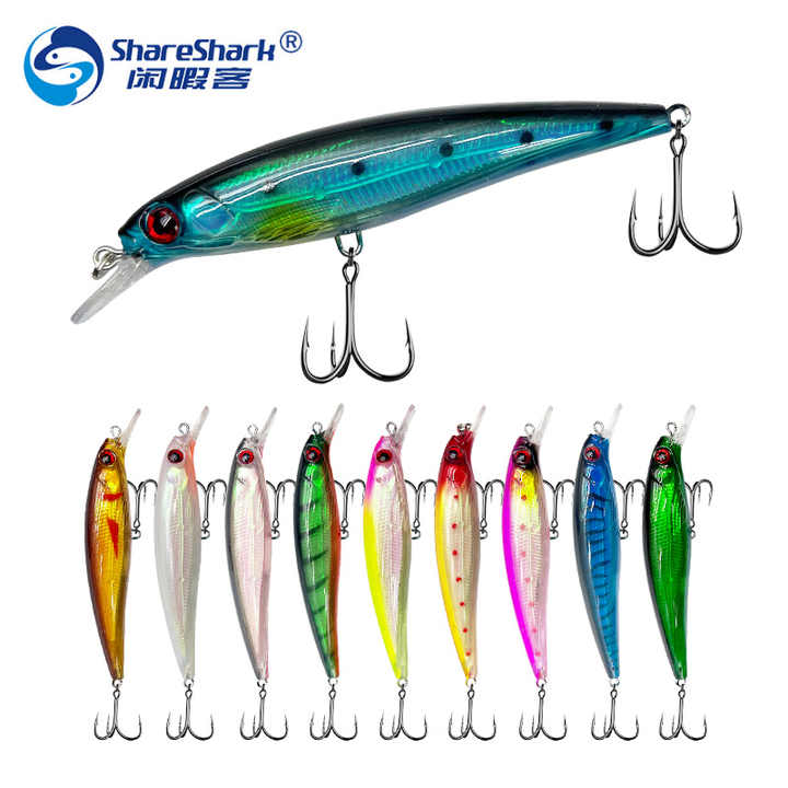 11cm Minnow Lures - Classic Style Fishing Bait by Shareshark