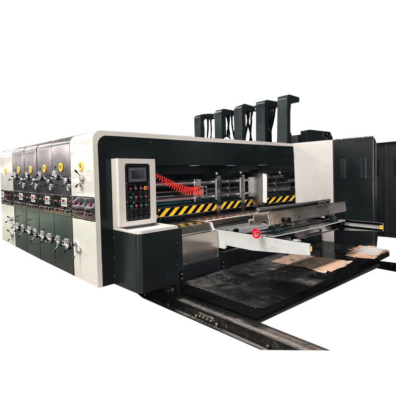 High Precision Carton Box Lead Edge Feeding Large Flexo Printing ...