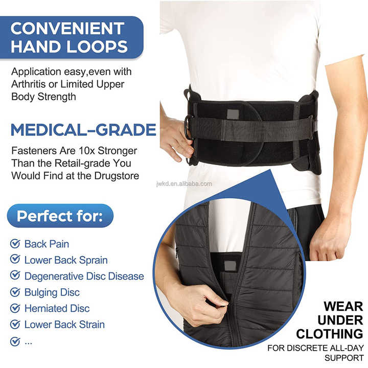 Lumbar Support Back Brace Patented Pulley System for Targeted ...