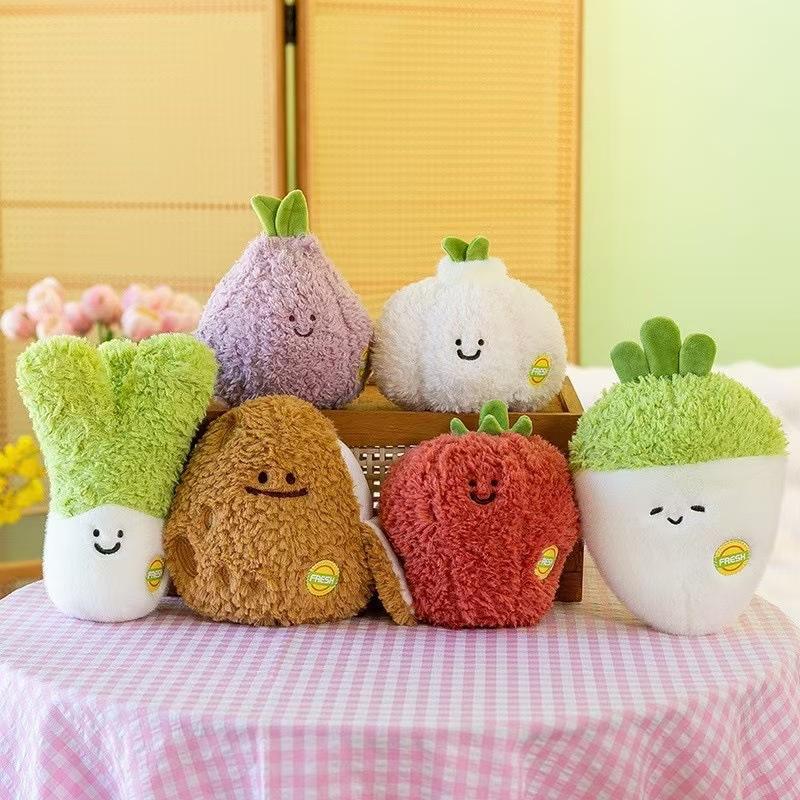 Wholesale Vegetable Plush Claw Machine Dolls - Bulk Soft Cartoon Onion ...