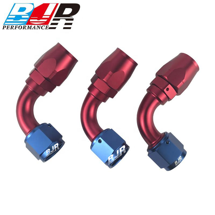 BJR Performance 90 Degree AN4 AN6 AN8 AN10 AN12 AN14 AN16 AN20 Aluminum ...
