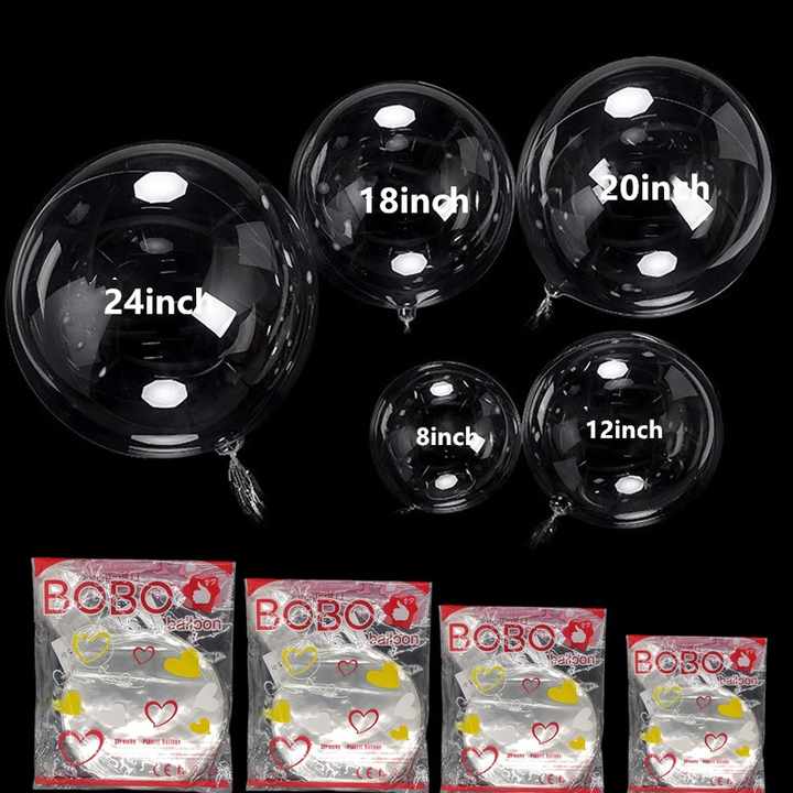 Clear Transparent Balloons - Perfect for Party Decor