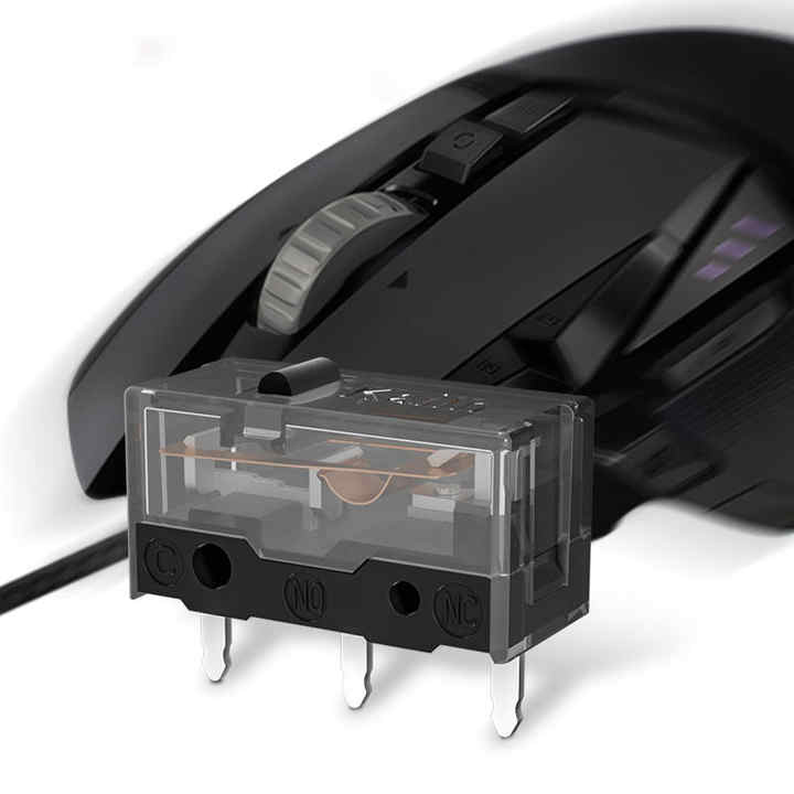 Kailh Black GM 8.0 Micro Switch - 80 Million Click Life
