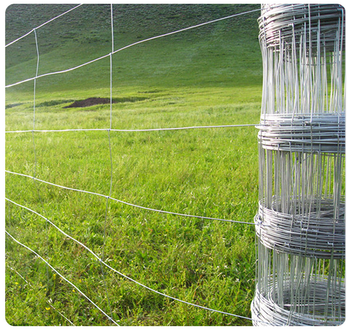 1.2m High 100m Long Fixed Knote Veldspan Gate Farm Field Fence Sheep ...