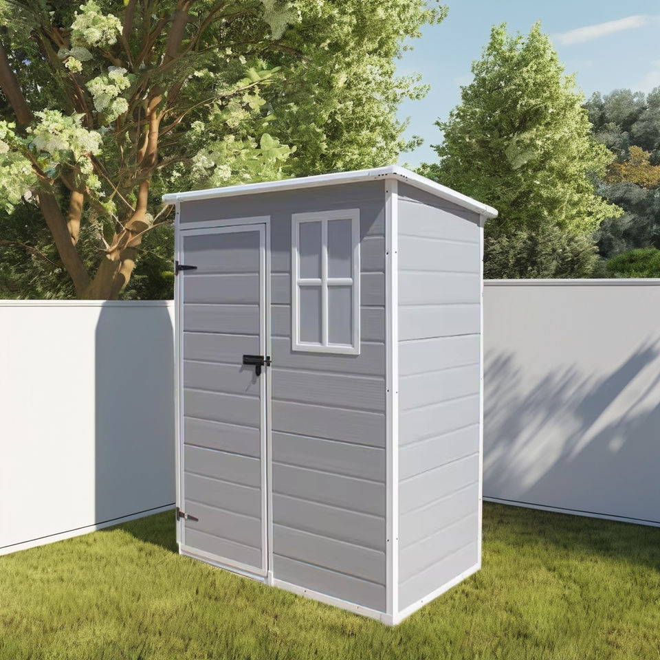 Easy-installing Outdoor China Plastic Composite Pp Garden Shed Storage ...