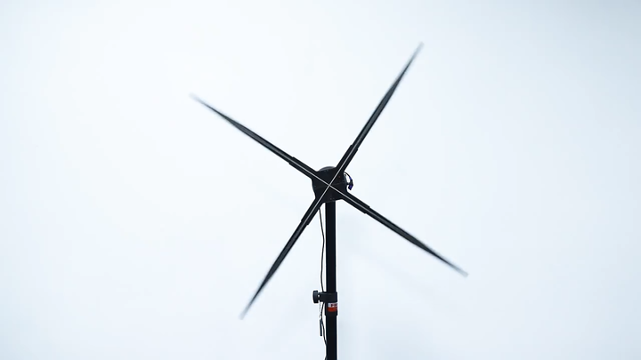 Large 100CM LED 3D Holographic Fan - Intriguing 3D Effect!