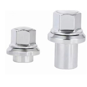 33mm M22x1.5 x 19mm Sleeve Wheel Lug Nuts M22-1.5x19mm Skirt Flange Hub ...