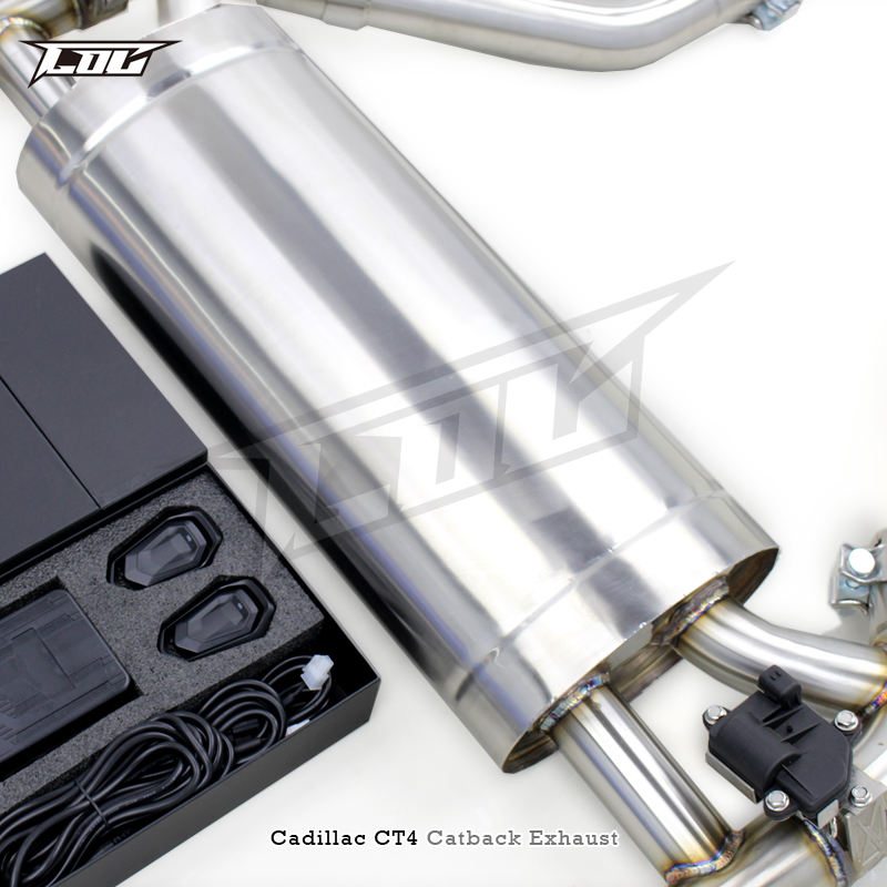 Auto Valvetronic Catback for Cadillac CT4 2.0T 2019-2023 Y Midpipe ...